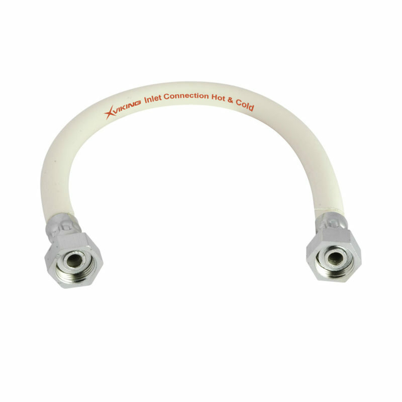 Viking India » Connection Pipe White – Brass Tail & CP Nut