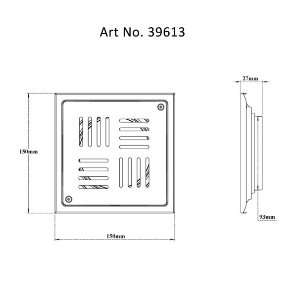 Viking India » Square Drain