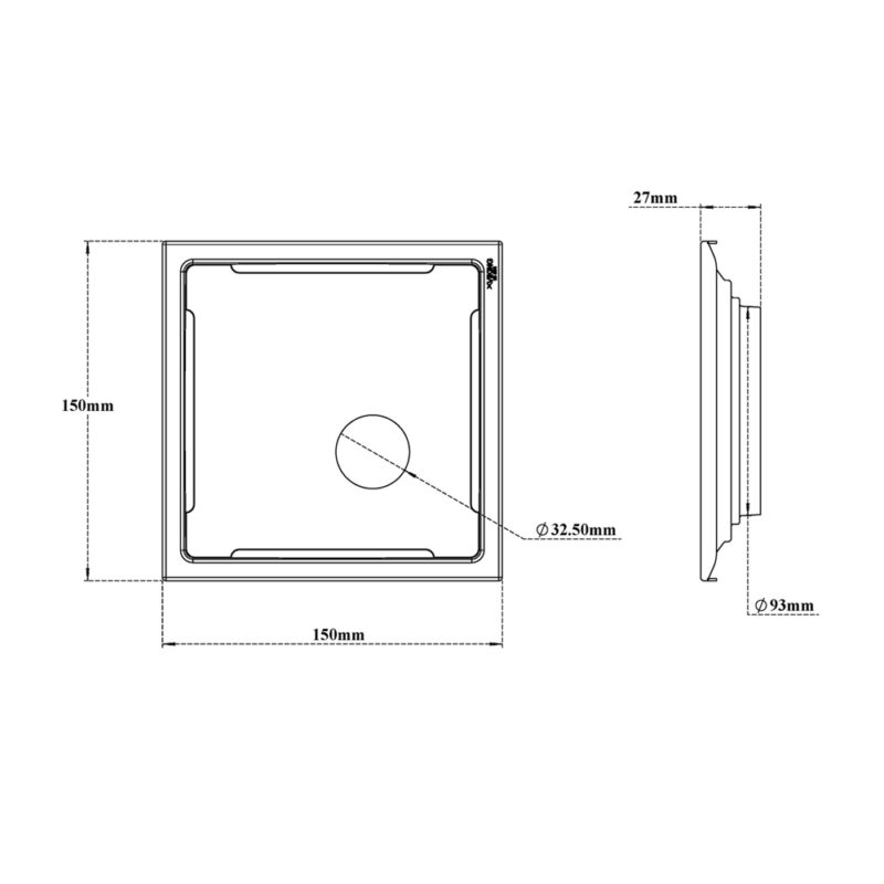Viking India » Square Drain
