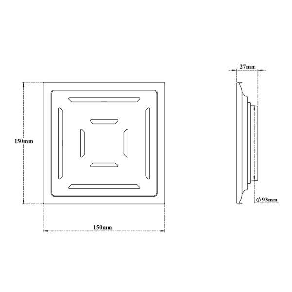 Viking India » Square Drain