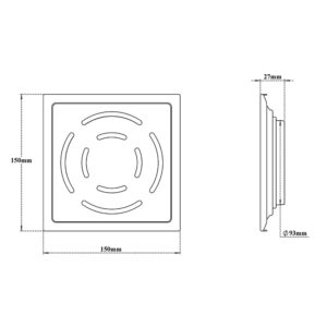 Viking India » Square Drain