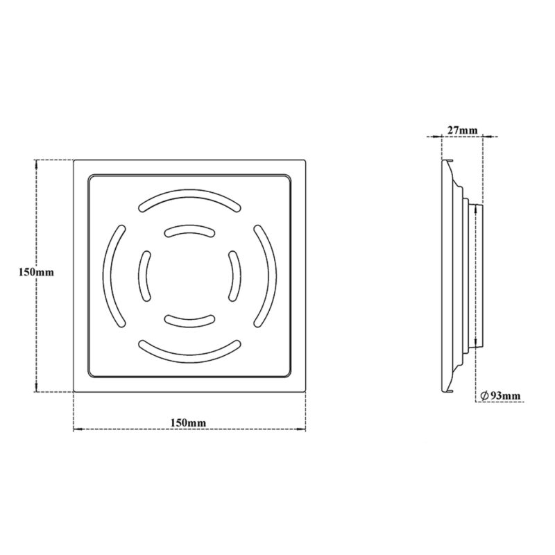Viking India » Square Drain