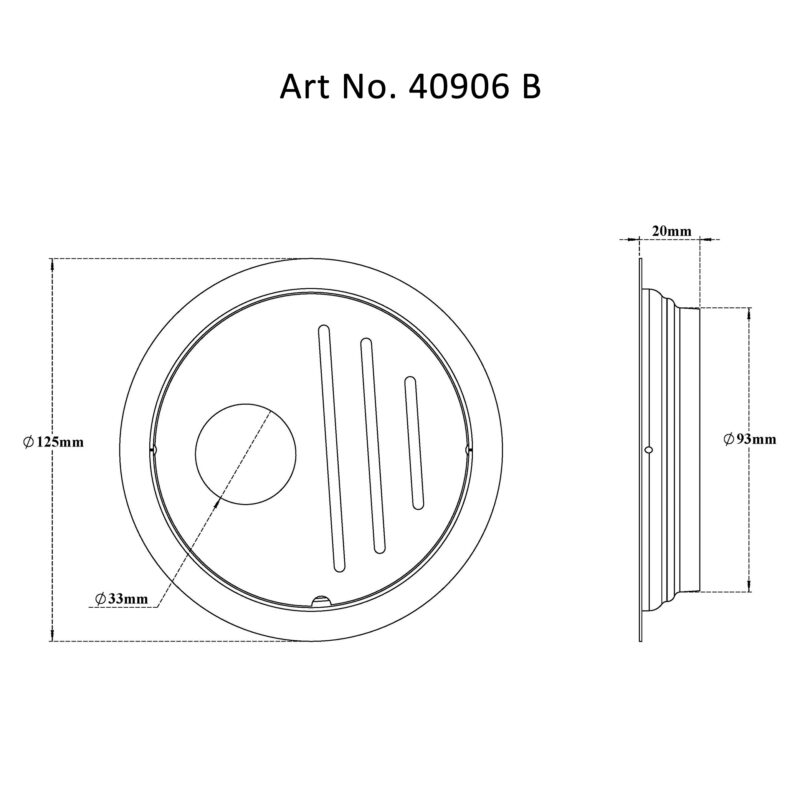 Viking India » Drain Flat Round – Slotted