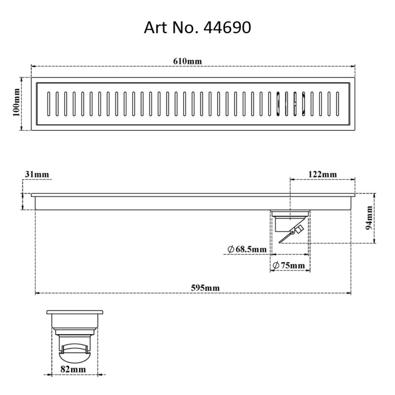 Viking India » Shower Channel Drain